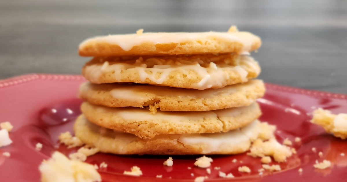 Lemon Cookies with Lemon Glaze (Soft & Chewy Recipe)