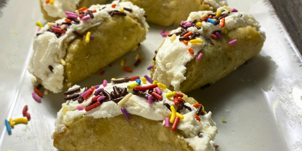 Passover Banana Cream Flips - Two Sisters Mix It Up
